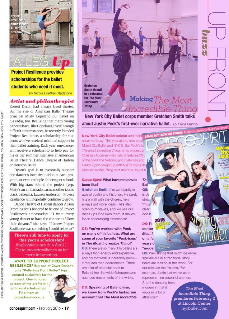 Dance Spirit Magazine’s Upfront Buzz – Covet Dance